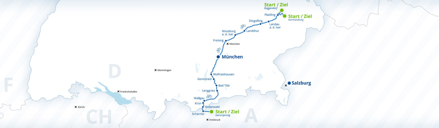 Der Isarradweg - Alles im Fluss und Flow von der Quelle in Tirol zur ...
